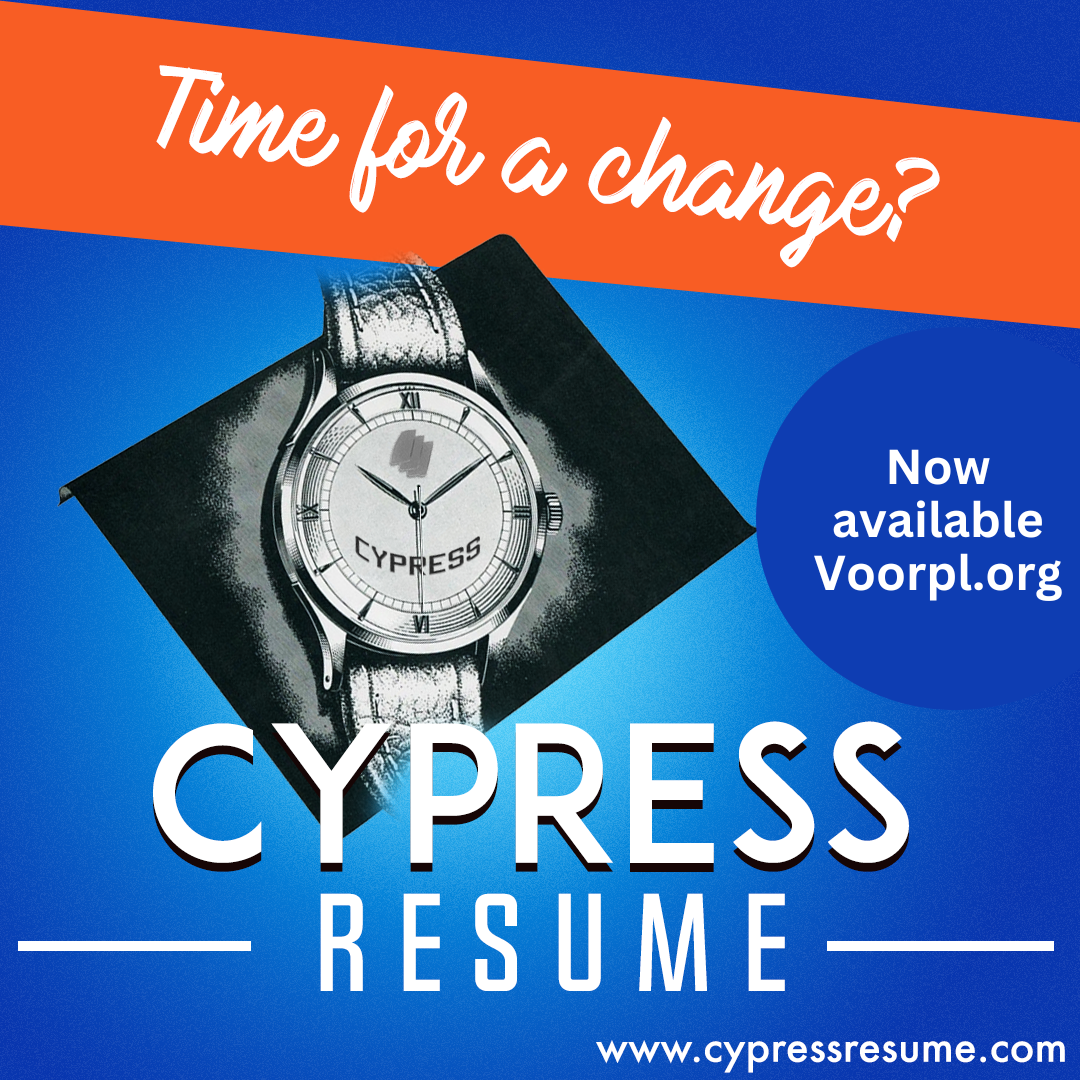 Cypress Resume – Voorheesville Library